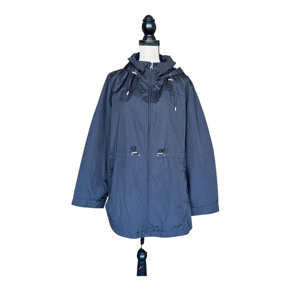 INTL Details | Jackets & Coats | Intl Details Womens Black Hooded ...